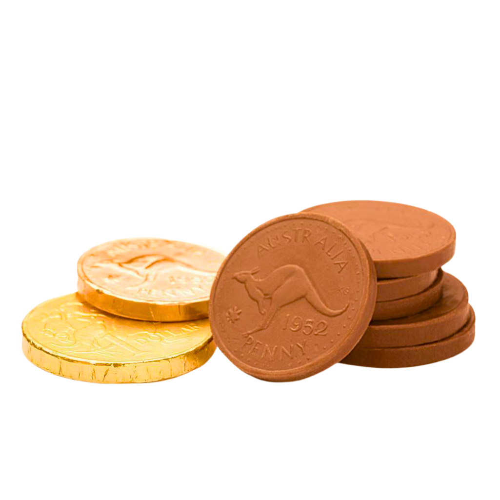 Gold Coins, Nut Free Milk Chocolate 80g — Chocolate Box