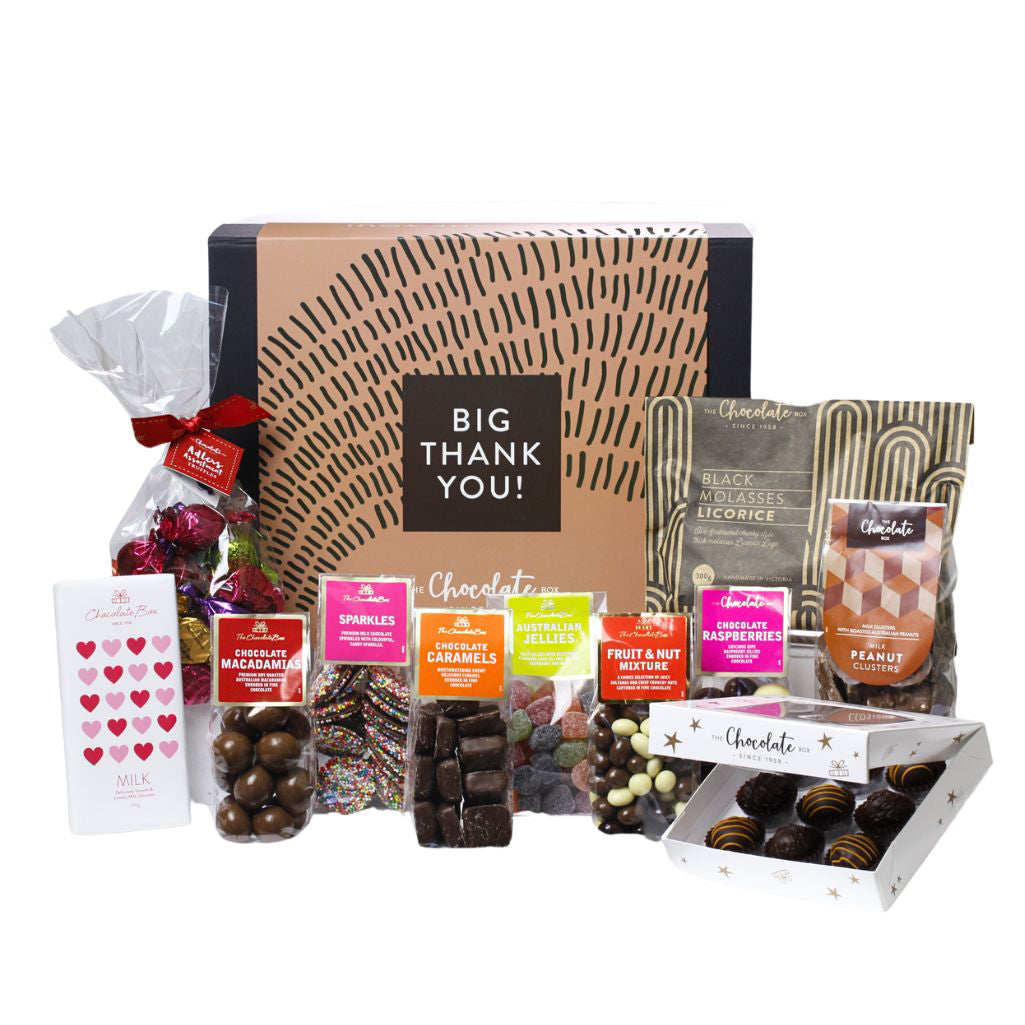 Big Thank You Hamper FREE SHIPPING | Thank You Chocolate — Chocolate Box
