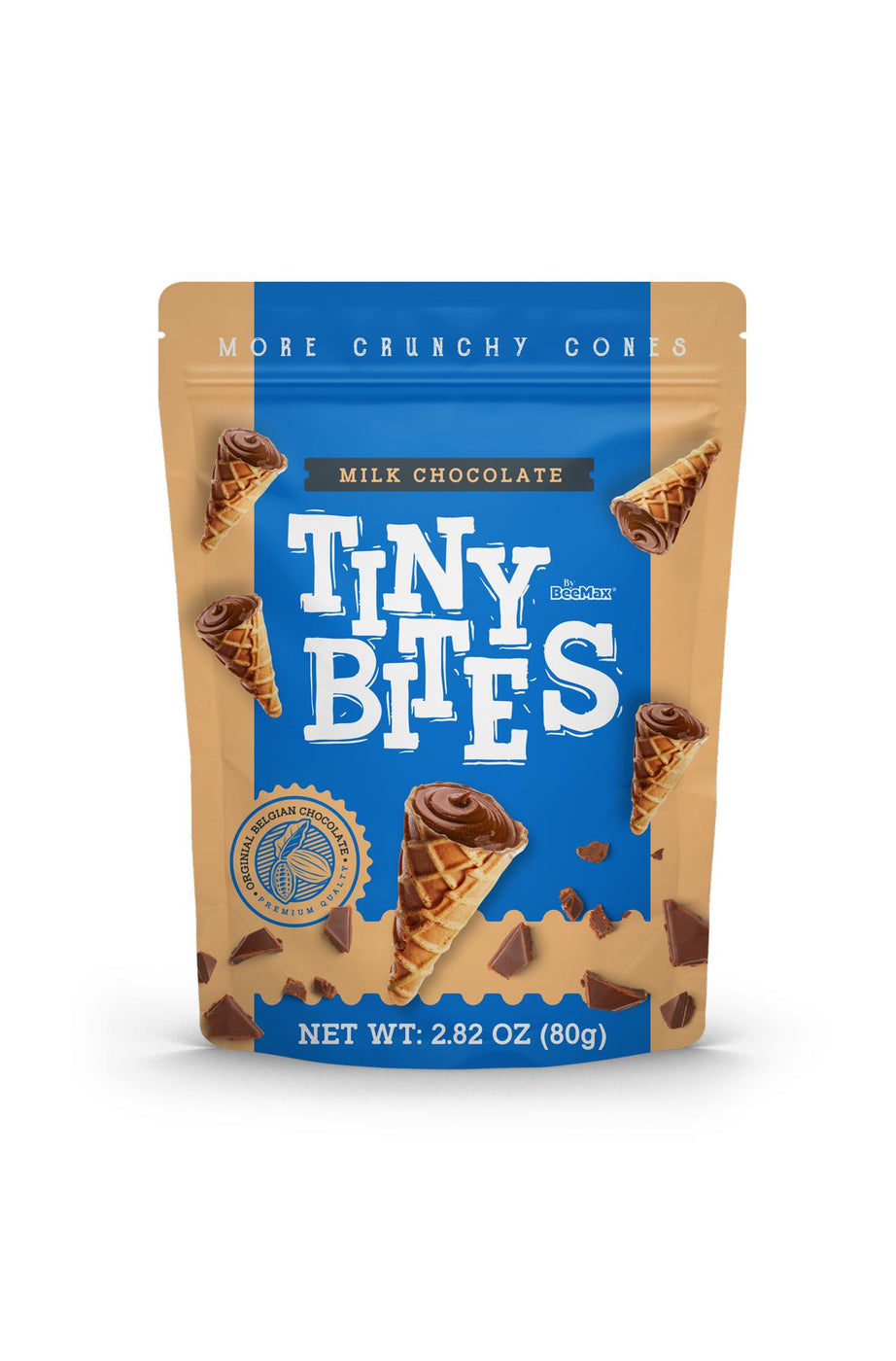 Tiny Bites Waffle Cones 80g Milk Chocolate — Chocolate Box