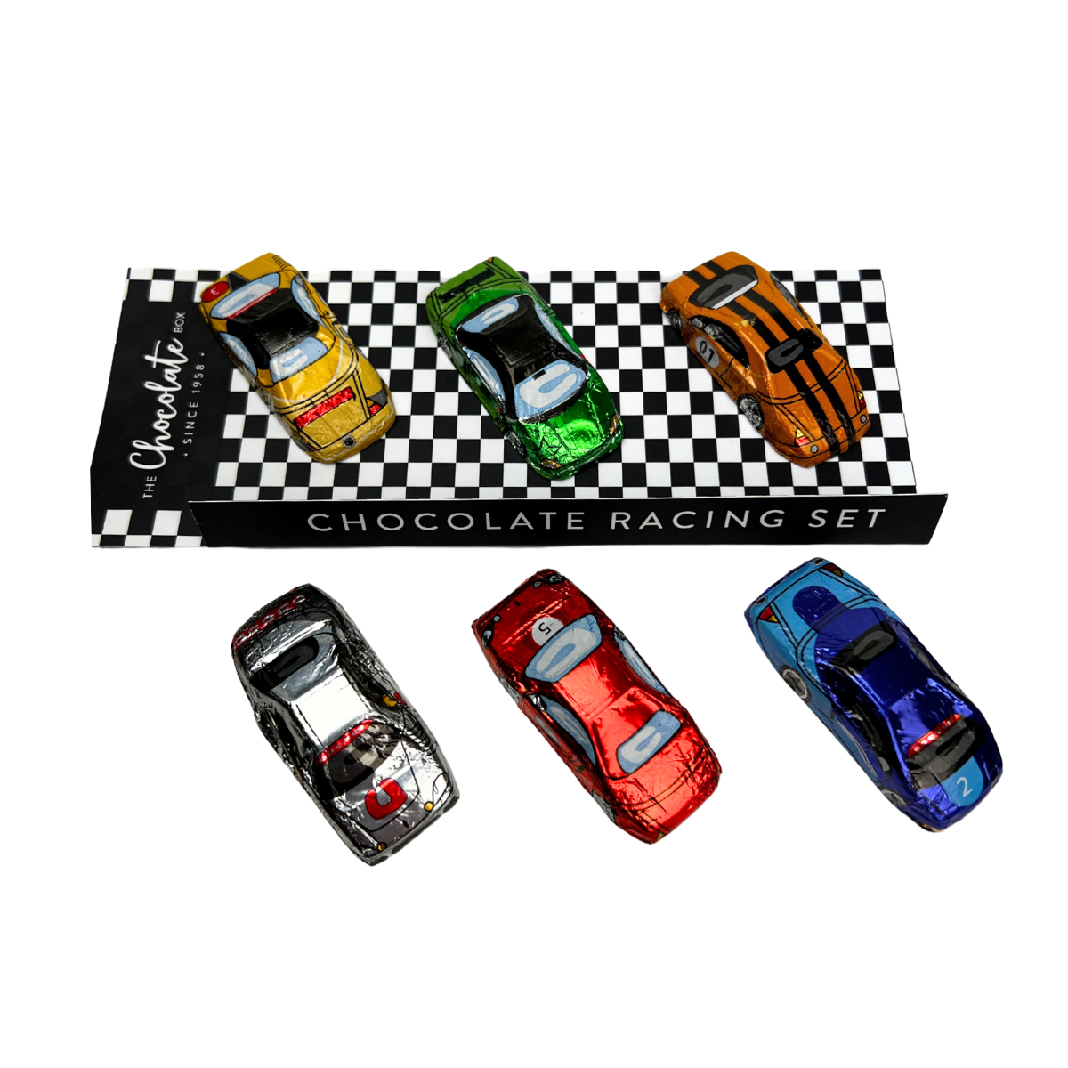 Chocolate Racing Car Set — Chocolate Box
