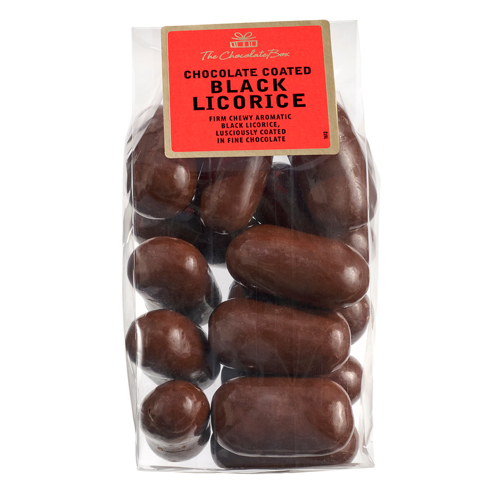 Jumbo Licorice Logs (Dark Choc) 200g — Chocolate Box
